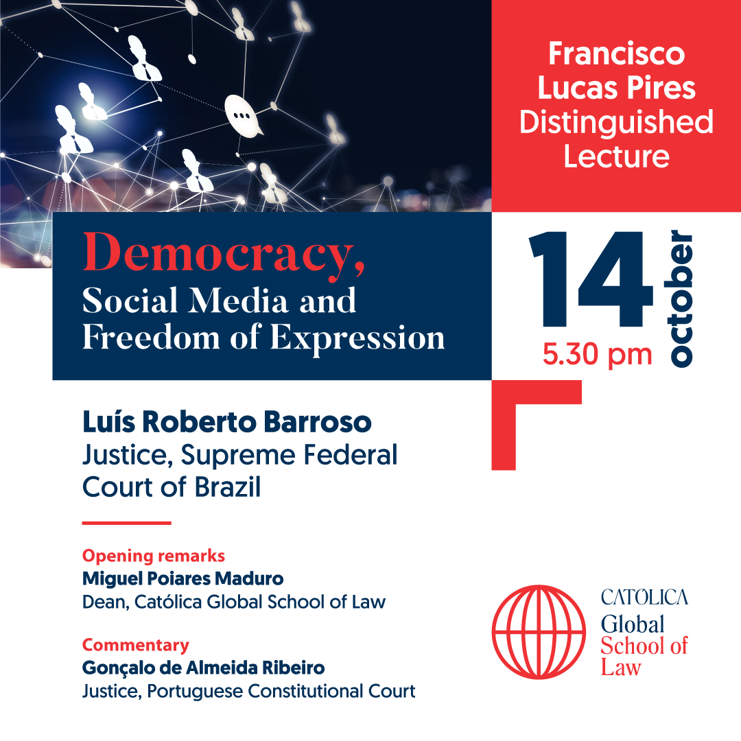 Francisco Lucas Pires Distinguished Lecture | Democracy, Social Media ...